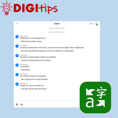 Use Microsoft Translator to live translate – Edinburgh Learns Digital ...