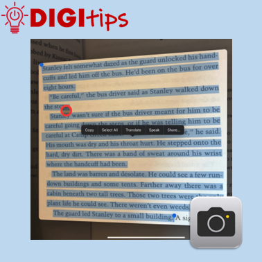 Copy Printed Text to Immersive Reader with the Camera App – Edinburgh ...